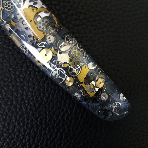 A Clockwork Gray - 8in (203mm) Gyuto Chef Knife S35VN Stainless Steel ...